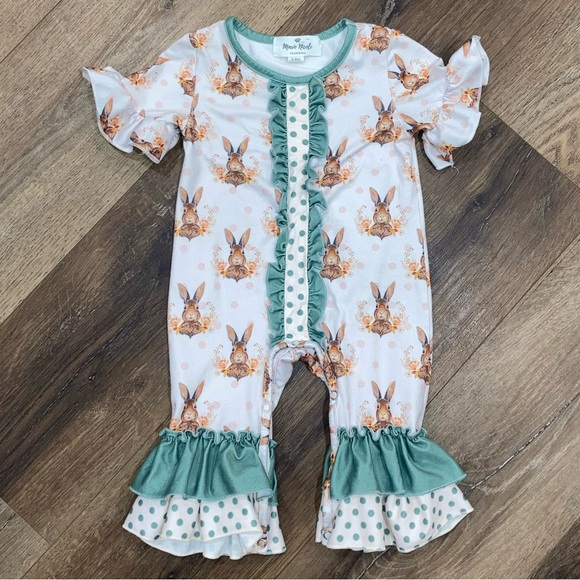 Marie Nicole | One Pieces | Marie Nicole Rabbit Romper Bunny Easter ...